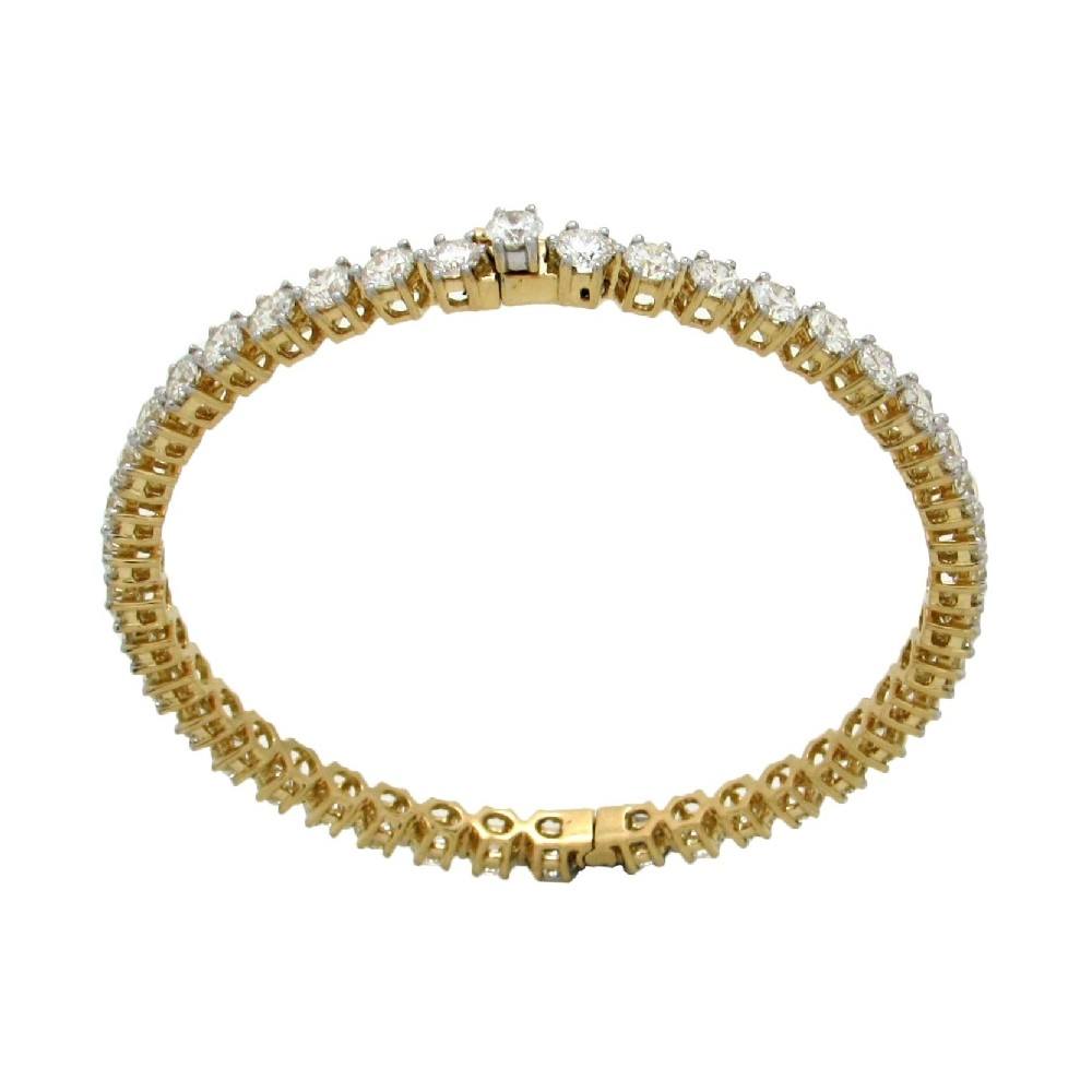 Solitaire Diamond Bangle – Maaya Fine Jewels